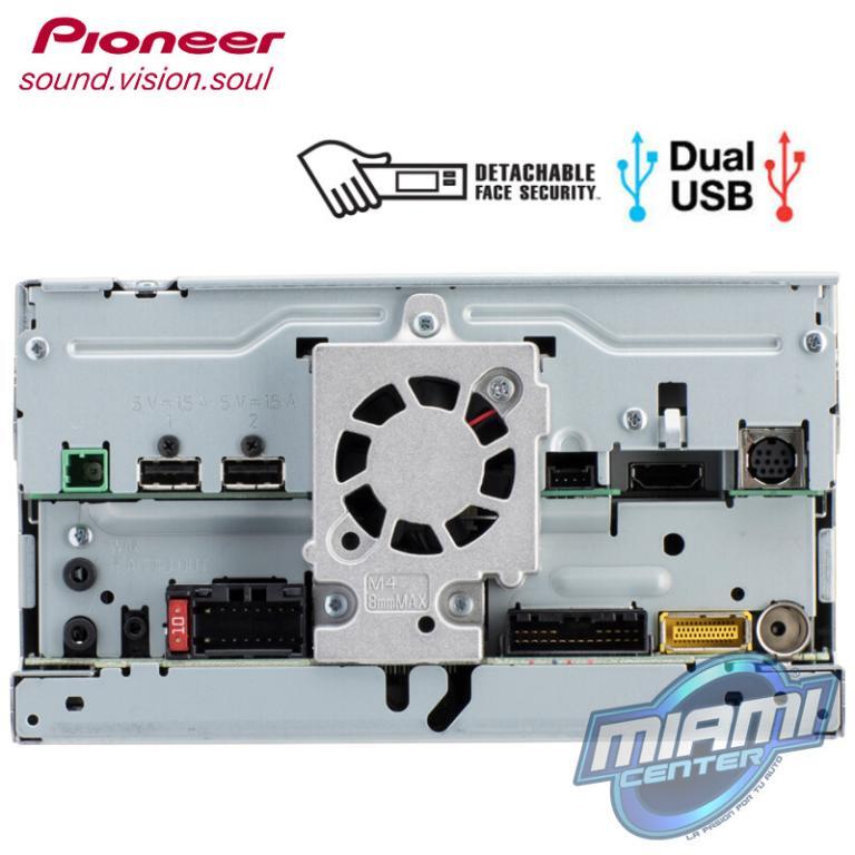 Pioneer Radio DMH-AP6650BT: CarPlay y Android Auto