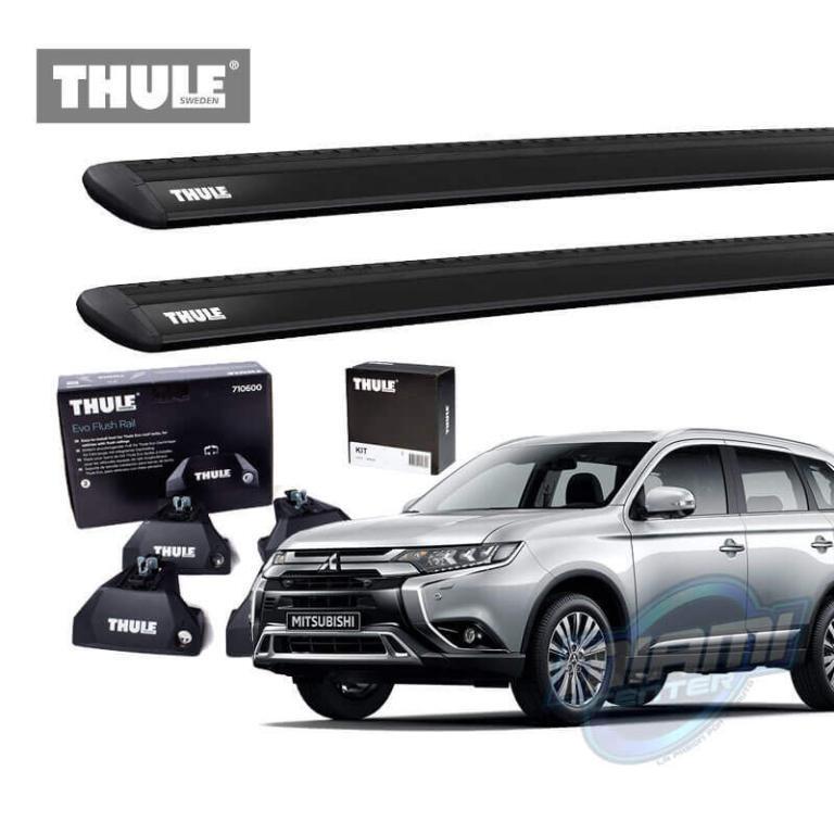 PACK BARRAS MITSUBISHI OUTLANDER 2013-2021 • WINGBAR EVO BLACK - Local ...