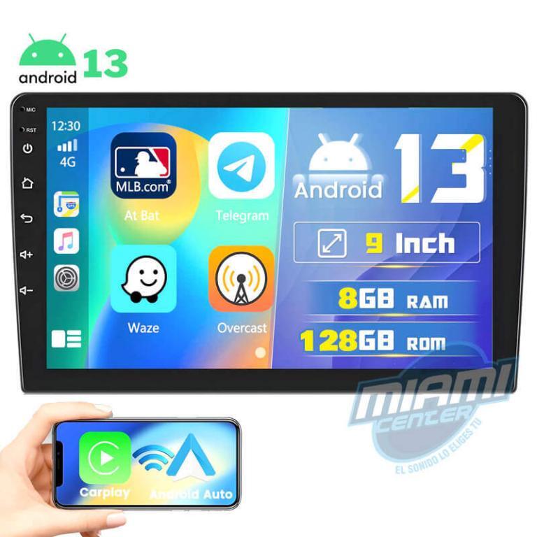 Radio Android 9" con Carplay y Wifi - Miami Center 8-Nucleos