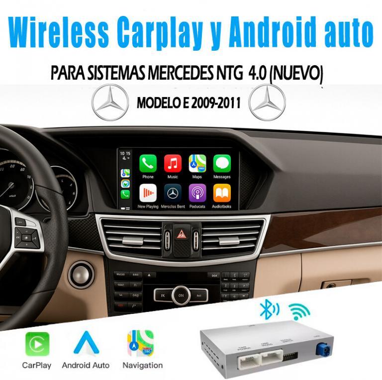 MERCEDES BENZ INTERFACE CARPLAY • ANDROIDAUTO • MODELO E 2009-2011 (5.8 ...