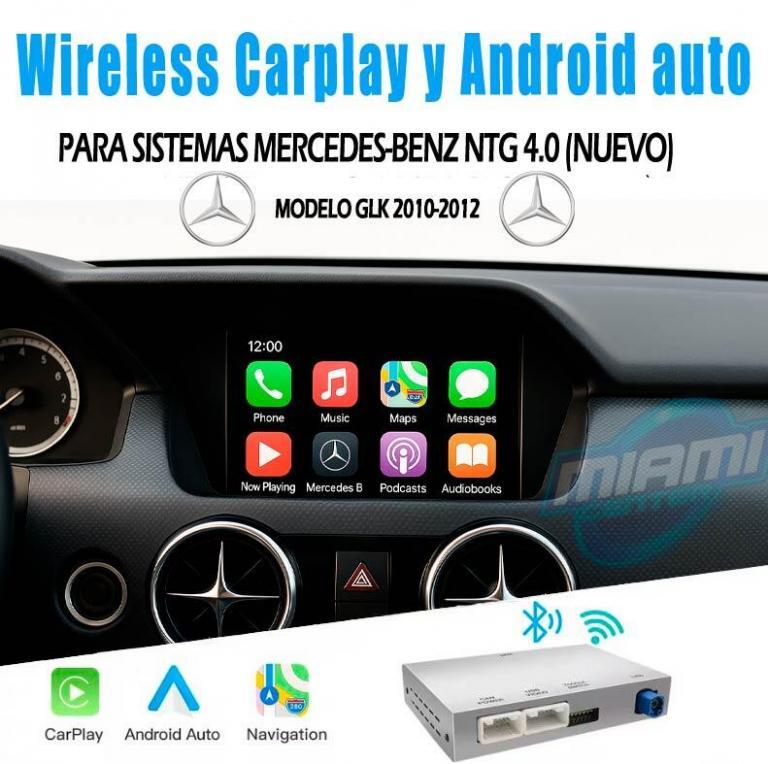 Interface CarPlay y AndroidAuto para Mercedes-Benz GLK 2010-2012